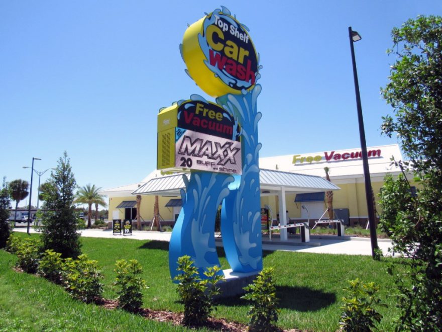 Digital Signs for Car Washes | Optec Display Inc.
