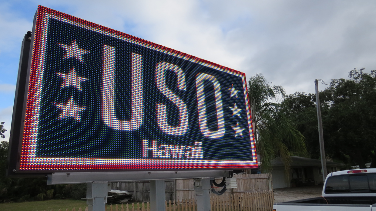 Digital Military Marquee | Optec Display Inc.