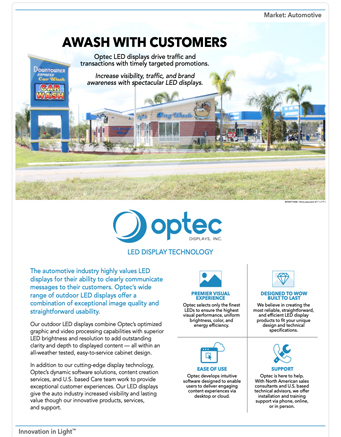 Digital Sign for Gas Station | Convenience Store Digital Signage