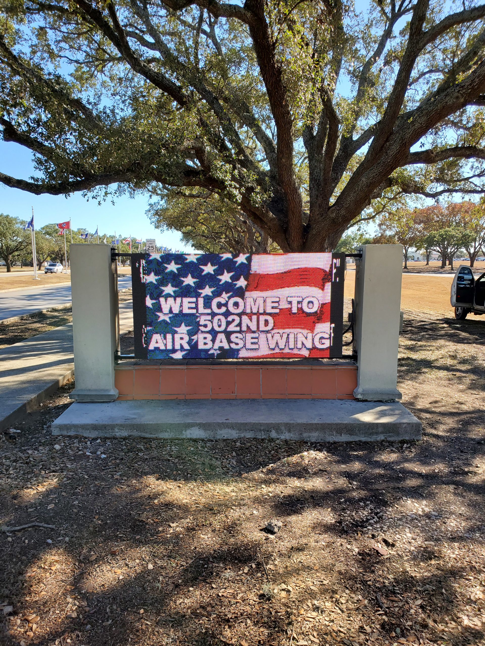 Digital Military Marquee | Optec Display Inc.