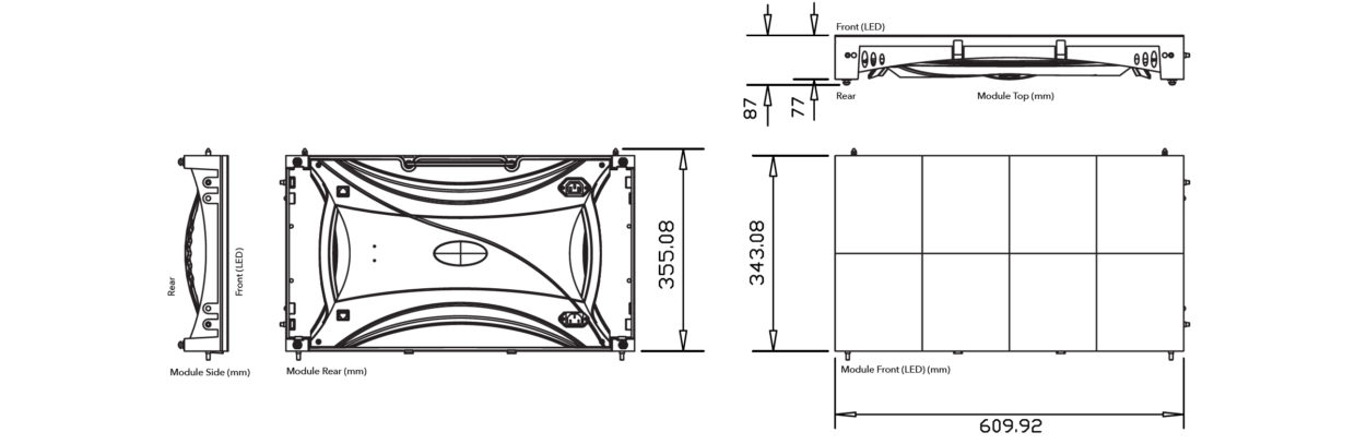 Opt-Panel Indoor LED Displays - Product Sheet - Optec Displays Inc