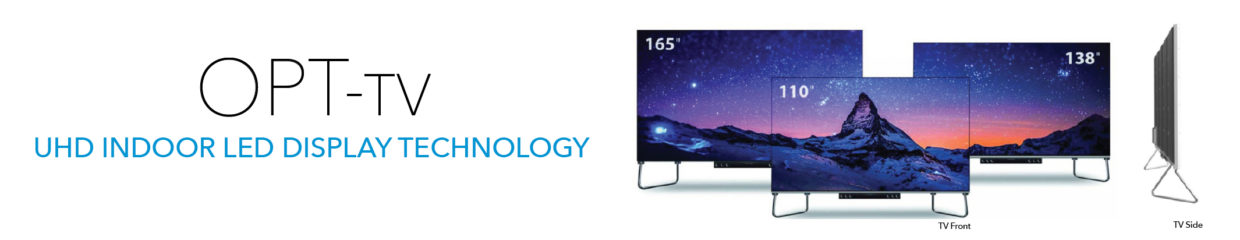 Opt-TV Indoor LED Displays - Product Sheet - Optec Displays Inc