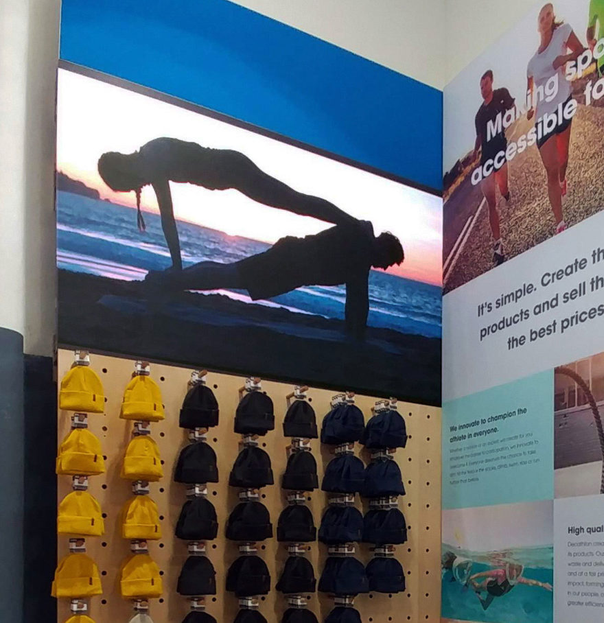 Digital Sign Case Study - Decathlon - Optec Displays Inc