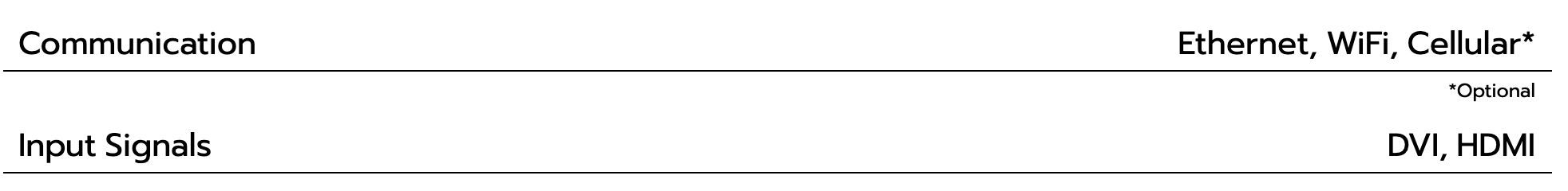 Indoor Displays Opt-Win - Optec Displays Inc